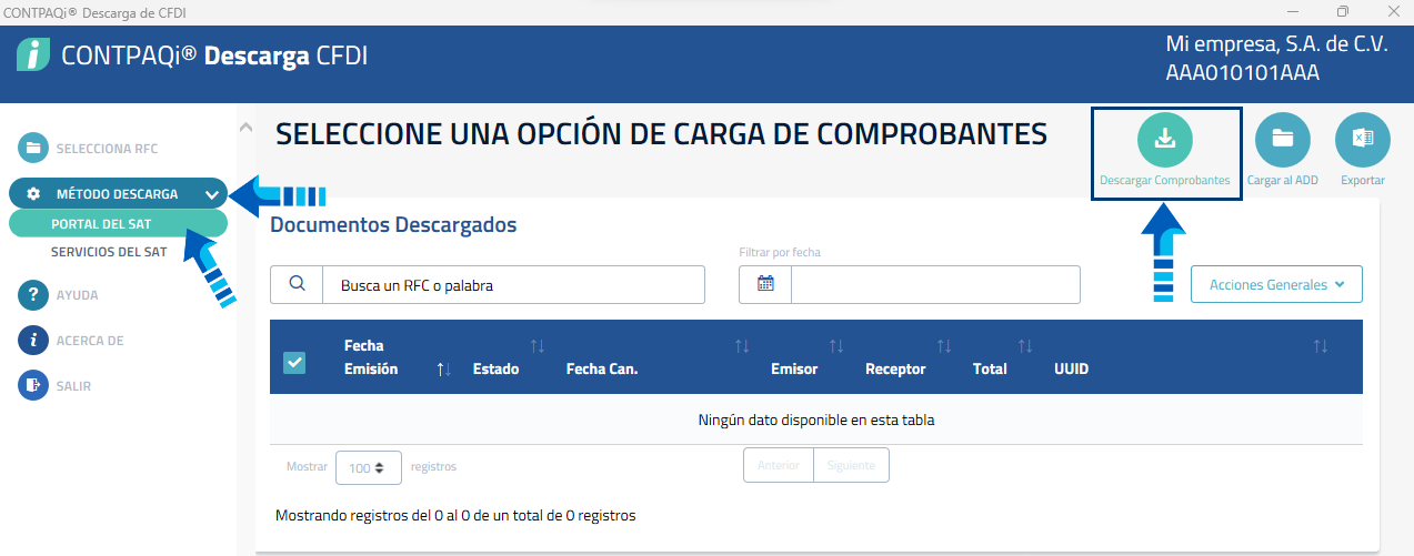 Artículo: Descargas de CFDI en CONTPAQI Contabilidad | Integra Consorcio